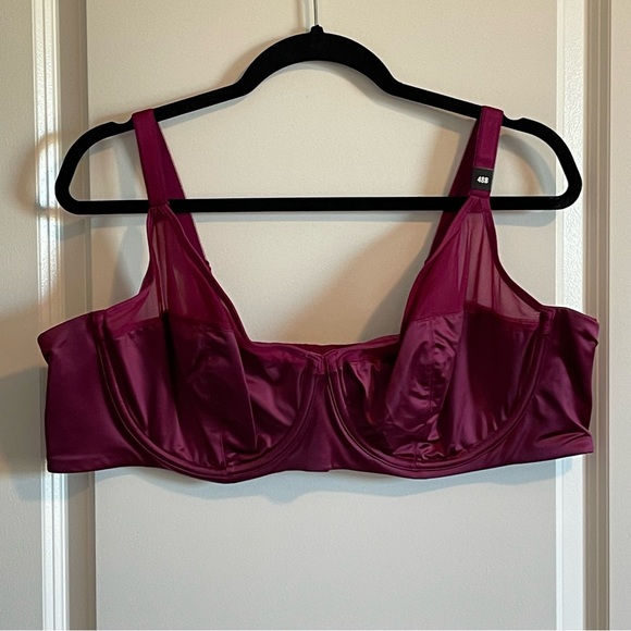 torrid | Intimates & Sleepwear | Torrid Wine Balconette Unlined Shine ...